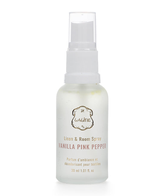 Linen & Room Spray - Vanilla Pink Pepper 30 ML | Laline Canada – Laline CA