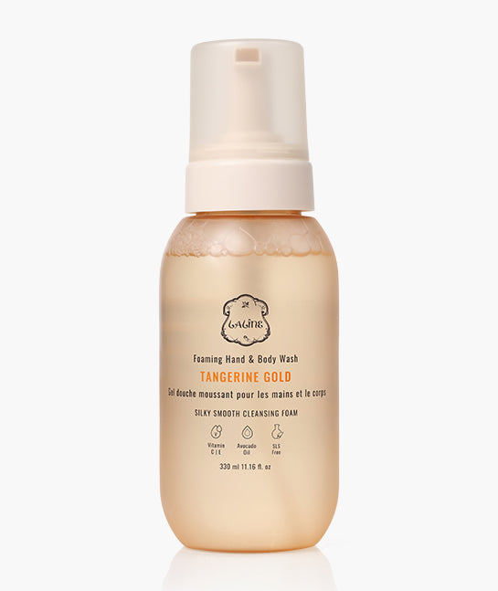 Tangerine Gold Foaming Hand & Body Wash - 300 ml | Laline CA