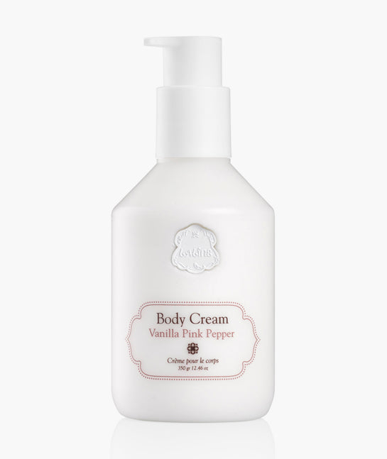 Vanilla Pink Pepper Body Cream - 350 g | Laline CA
