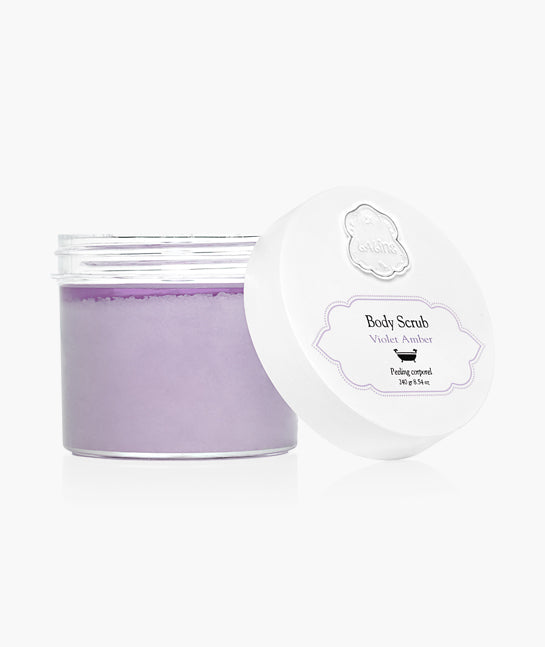 Violet Amber Body Scrub - 240 g | Laline CA